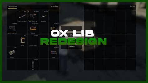 [free] Ox Lib Redesign Fivem Youtube