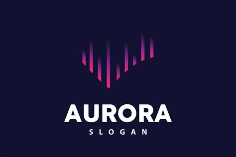 Aurora Logo Light Wave Vector Graphic By May Graphic · Creative Fabrica