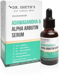 Dr Sheths Ashwagandha And Alpha Arbutin Serum Works Best For Even Skin