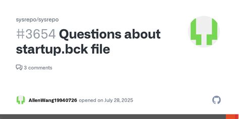 Questions About Startup Bck File Issue Sysrepo Sysrepo Github