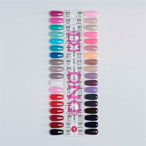 Shellac Colors Swatches