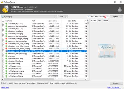 Recuva Screenshot And Download At SnapFiles Com