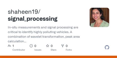 GitHub Shaheen Signal Processing In Situ Measurements And Signal Processing Are Critical To