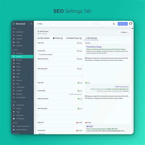 Smartend Cms Laravel Admin Dashboard With Frontend And Restful Api By Smart4ds
