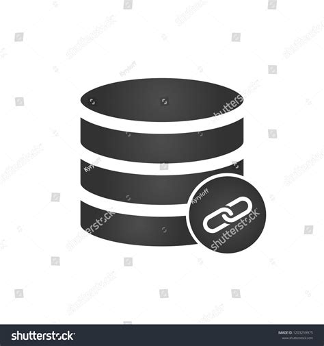 Database Server Isolated Flat Web Mobile Stock Vector Royalty Free