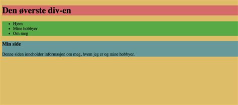 Html Del Inn Nettsiden Kodeklubben