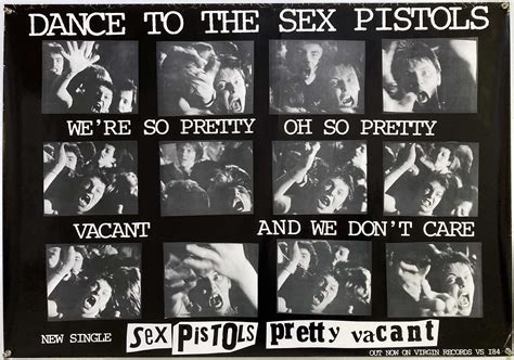 Lot 341 Sex Pistols Pretty Vacant 1977 Poster