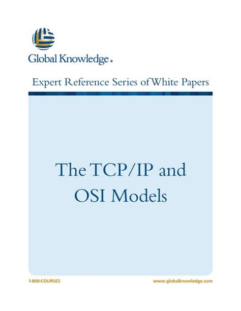 the tcp ip and osi models pdf