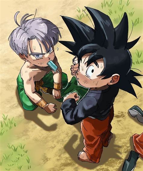 Trunks And Goten Anime Dragon Ball Goku Dragon Ball Painting Dragon