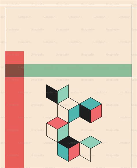 추상적인 기하학적 모양과 선 복고풍 스타일 색상으로 채워진 배경의 벡터 그림 공간을 복사하여 더 많은 텍스트와 디자인을