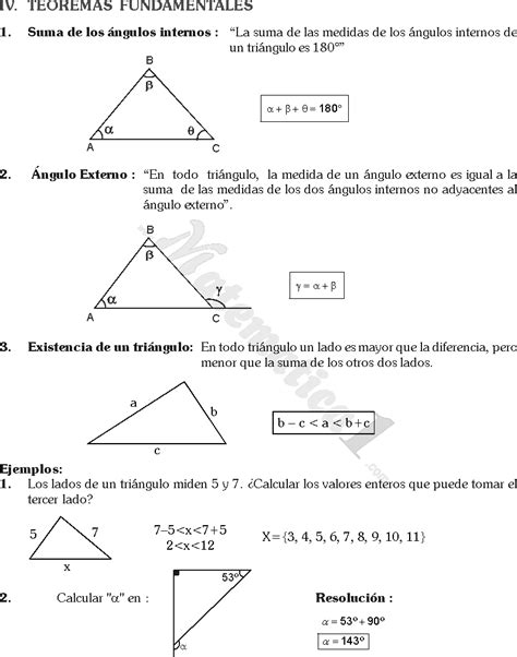 Problemas De Angulos Interiores De Un Triangulo Penza