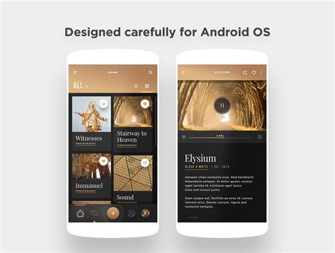 时尚安卓android app ui kit套装模板（psd xd sketch fig） 云瑞设计