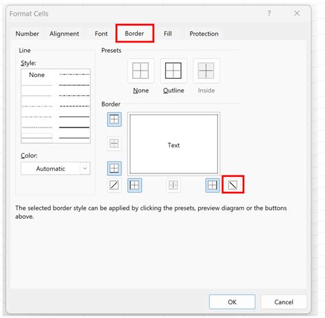 how to split cell diagonally in excel with example