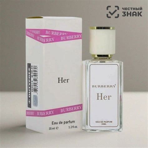 Burberry Духи женские Her / Вода парфюмерная 35 мл (1376613803)