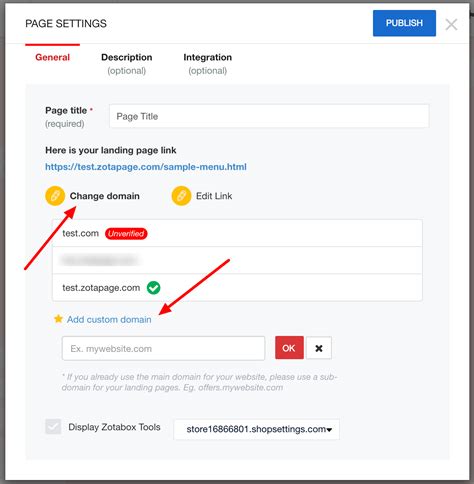 Add Custom Domain To Your Landing Page