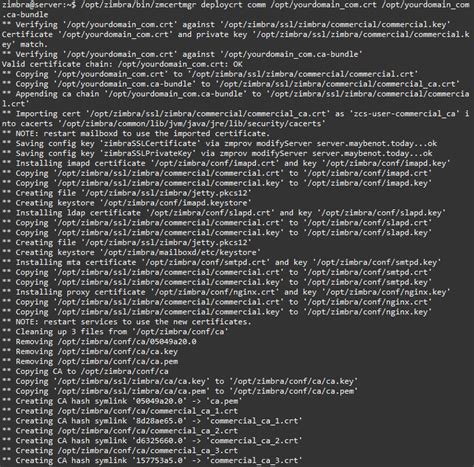 How To Install An Ssl Certificate On Zimbra Helpdesk