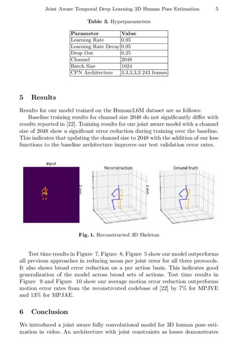 Back To The Future Joint Aware Temporal Deep Learning 3d Human Pose Estimation Deepai