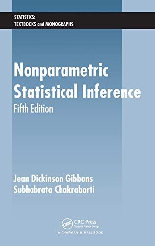 Nonparametric Statistical Inference Statistics A Series Of Textbooks