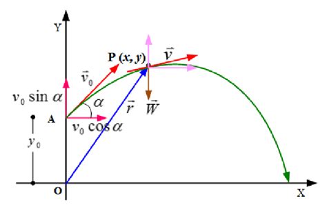 9 Projectile Motion Download Scientific Diagram