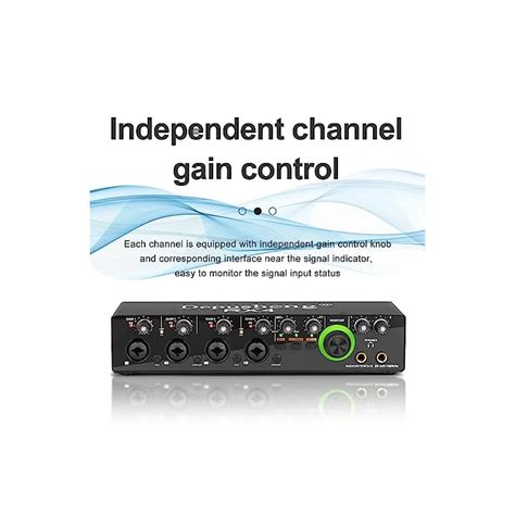 Depusheng RX4 Usb Audio Interface Computer Recording With 2 Channel Input Interface For