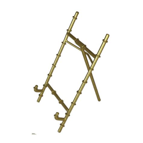 H Frame Easel Bamboo Style Elegant Display Options