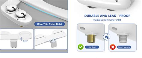 Toilet Seat - Bidet Attachment for Toilet UK,Self-Cleaning Non-Electric ...