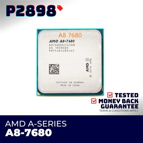 AMD A Processor Please Read In The Description Computers Tech Parts Accessories