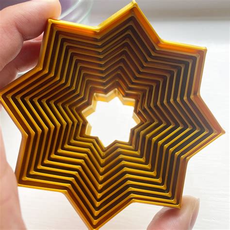Fidget Toy Star Tornado 3d Printed Fidget Desk Toy Sensory Asmr
