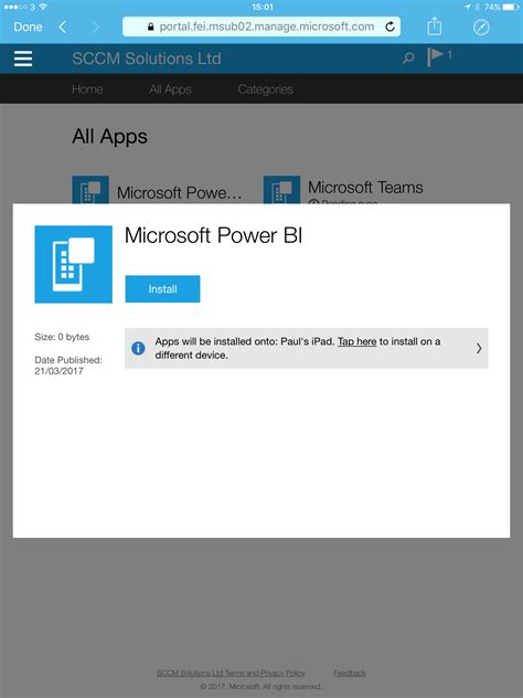 Deploying A Mam Policy To An Ios App In Hybrid Intuneconfigmgr