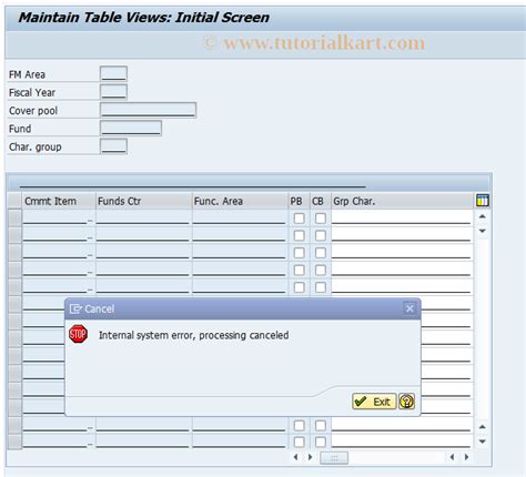 FM SAP Tcode Assign FM Account Asst To Cover Pool