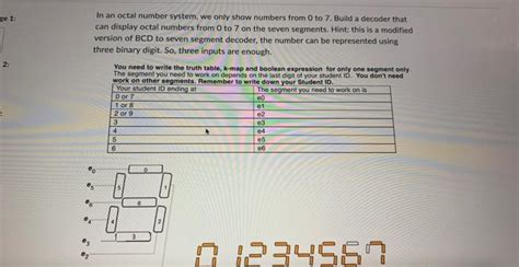in an octal number system we only show numbers from
