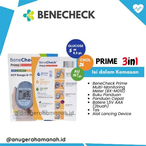 Jual Alat Cek 3in1 Bennecheck Prime Multi Monitoring System Shopee Indonesia