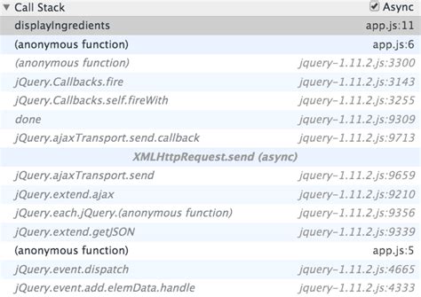 Stepping Through Javascript Code In Chrome