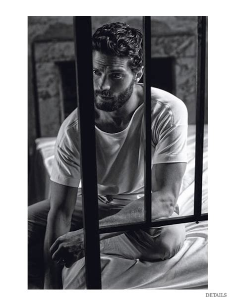 Jamie Dornan Poses For Details February 2015 Cover Shoot Fears Being