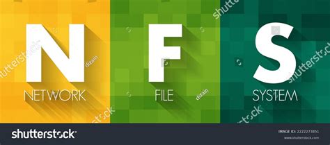Nfs Network File System Mechanism Storing Stock Vector Royalty Free Shutterstock