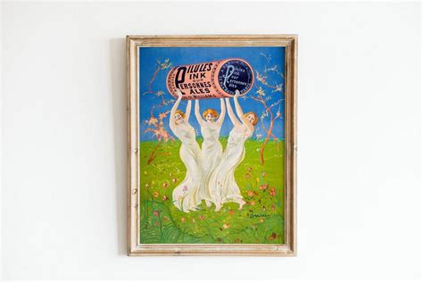 Poster Coquette Art Vintage French Poster Ad Retro Pink Pills