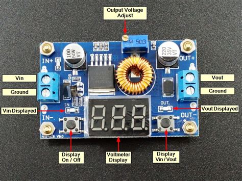 XL4015 Adjustable DC-DC Step-Down Module - ProtoSupplies