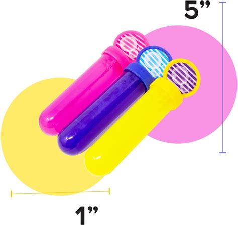 Buy Boley 36 Count Bubble Sticks Pack Blue Yellow And Pink Bubbles