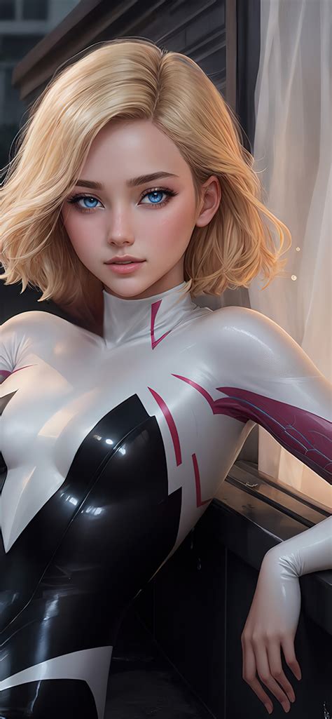 Spider Gwen Wallpaper 4k Ai Art Marvel Superheroes