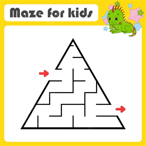 추상 미로 워크시트 인쇄 가능한 요정 템플릿 Psd 다운로드 디자인 자료 다운로드