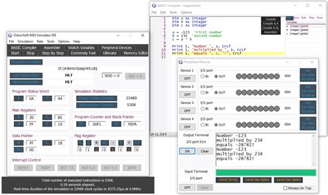 8085 simulator ide getting started