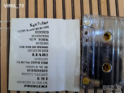 Sex Pistols Filthy Lucre Live в Аудио касети в гр Вълчи дол