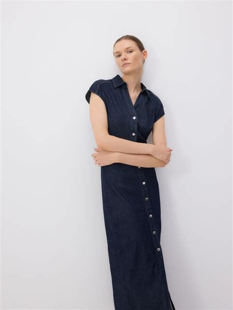 LADIES` DRESS Колір темно-синій - RESERVED - YS717-59J