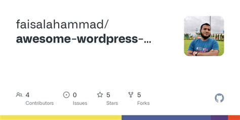 faisal ahammad on linkedin github faisalahammad awesome wordpress