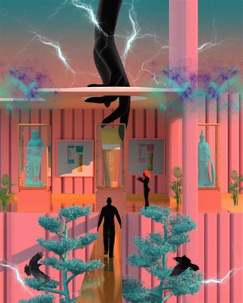 Tishk Barzanji Creates Psychedelic Architectural Illustrations