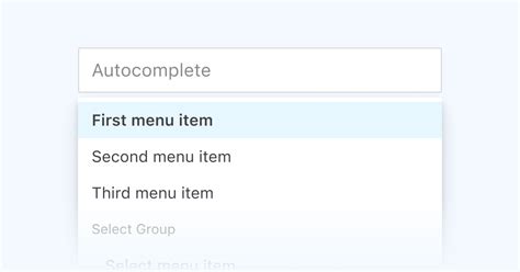 Figma AutoComplete Component Ant Design System For Figma