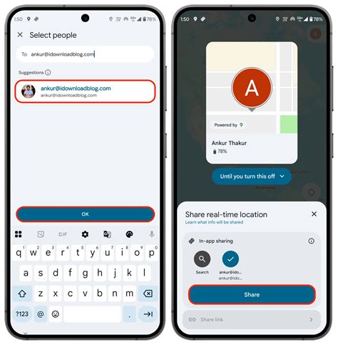 How To Set Up Location Sharing Between Iphone And Android