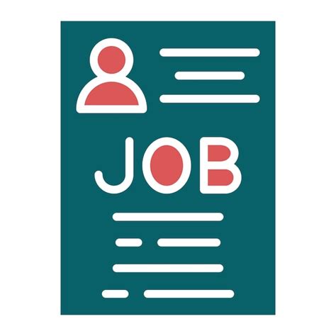 Premium Vector Job Application Icon Style