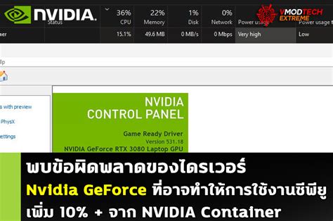 พบข้อผิดพลาดของไดรเวอร์ Nvidia Geforce ที่อาจทำให้การใช้งานซีพียูเพิ่ม