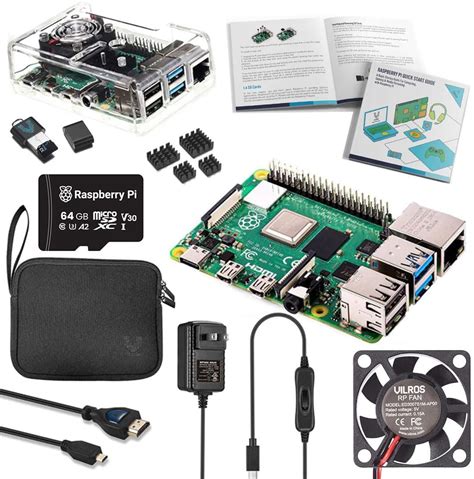 Raspberry Pi 3 B B Plus Starter Kit32 Gb Official Raspberry Pi 3b Red White
